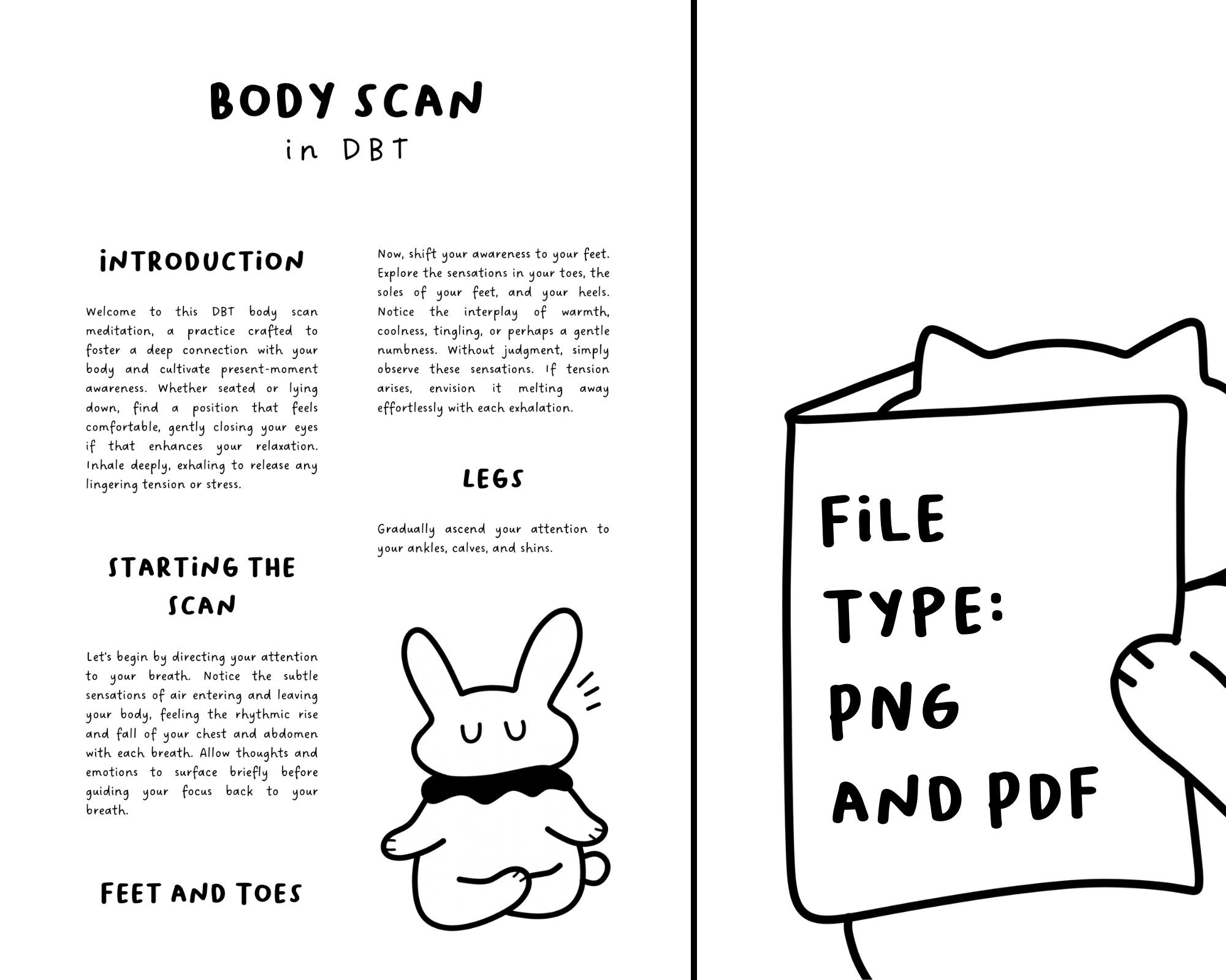 PDF | Body Scan in DBT | Mindfulness Technique Guide | Emotional ...