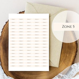 Flylady Zones Stickers [printable] : Available in 5 Colors - Etsy