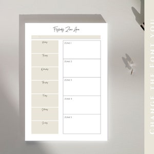 Flylady All in One: Blank Version editable - Etsy