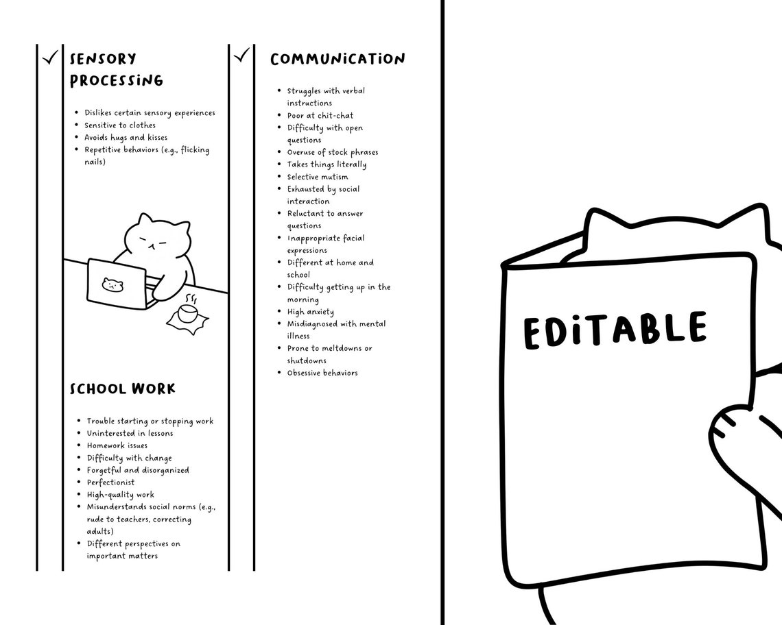 PDF | Autism in Girls Checklist | Understanding & Support Guide ...