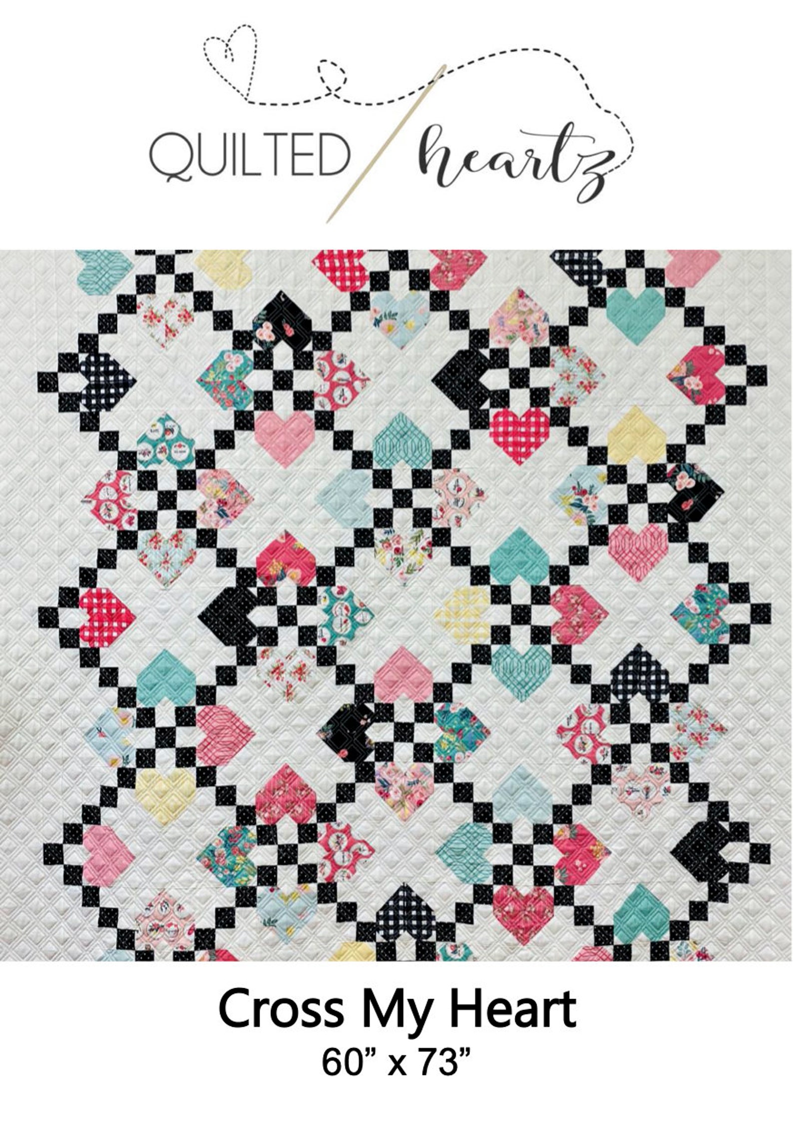 Cross My Heart Quilt Kit | Etsy