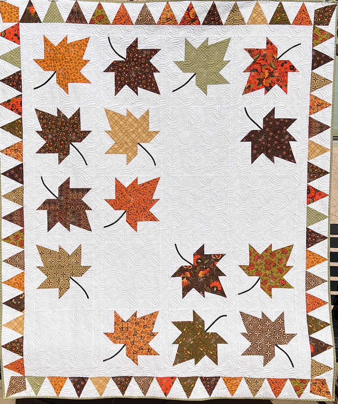 Let It Fall Quilt Kit 58" X 72" - Etsy