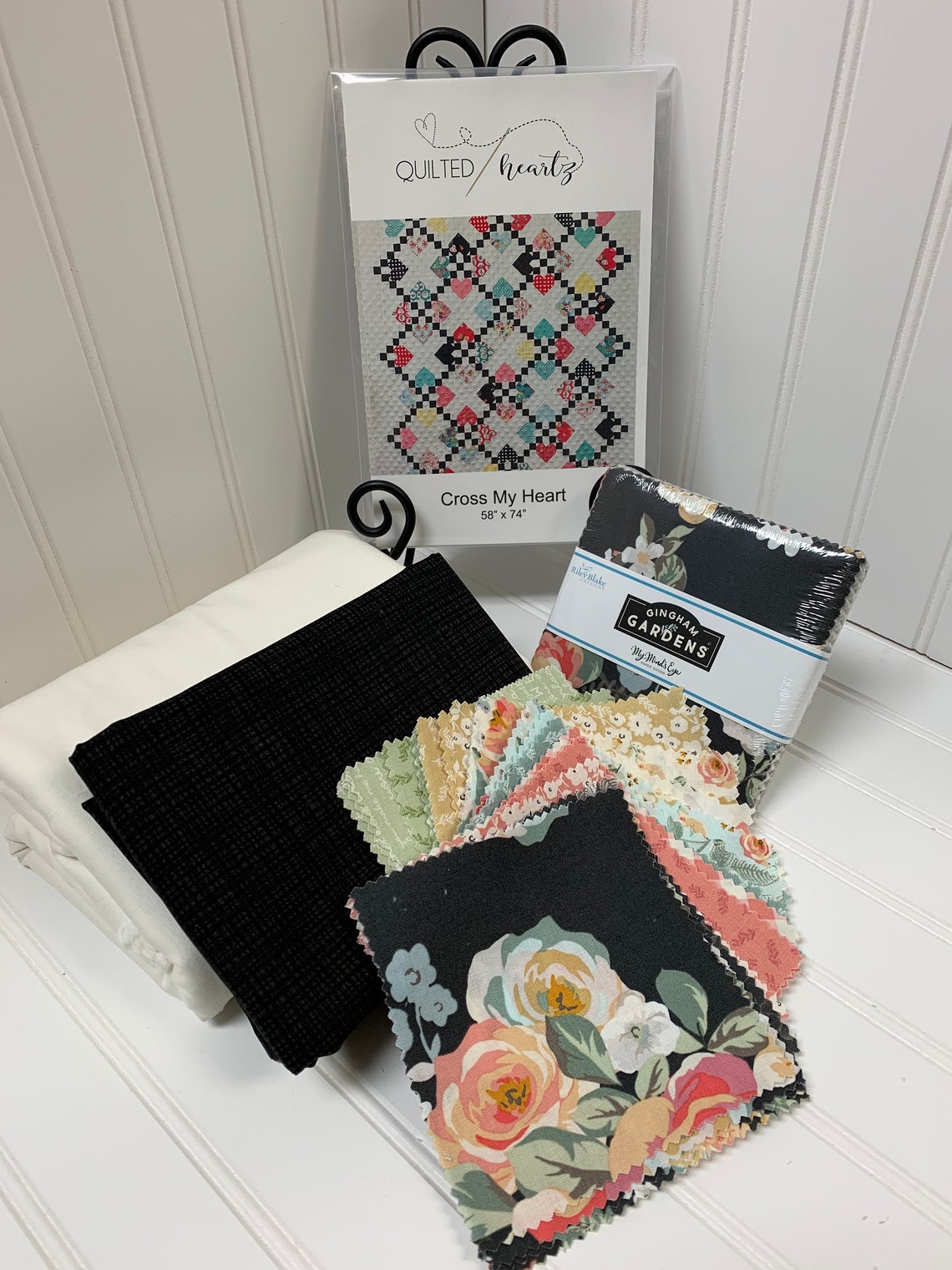 Cross My Heart Quilt Kit | Etsy