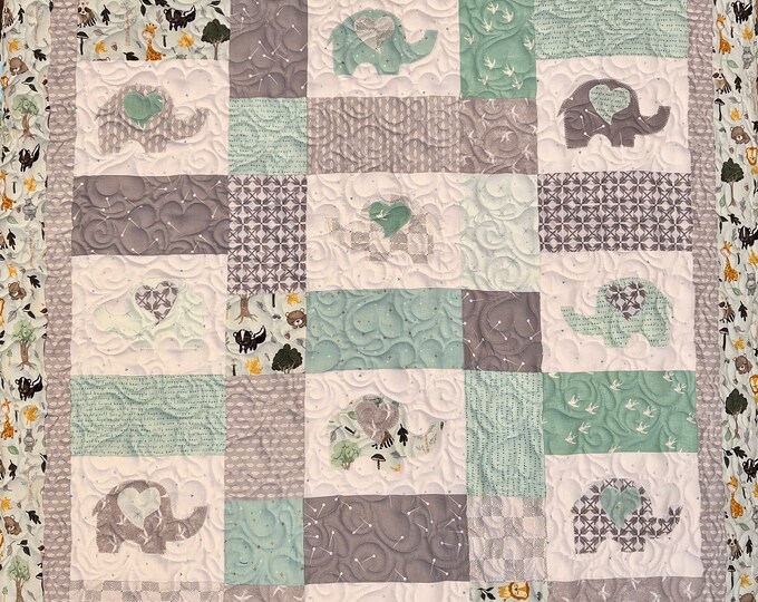 Ellie Crib Size Quilt Kit - Etsy