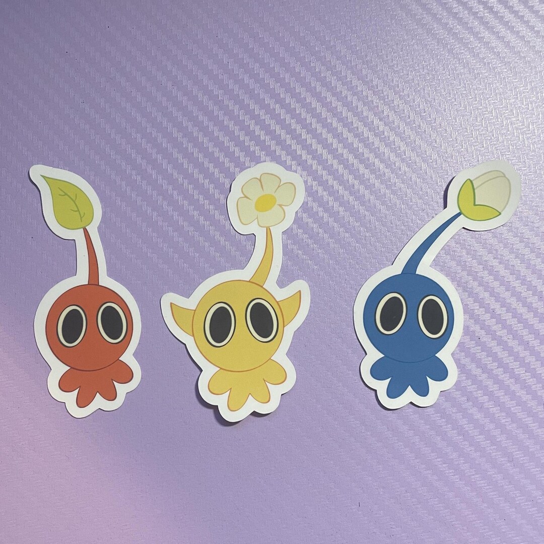 Pikmin Sticker - Glossy - Etsy