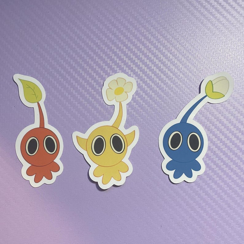 Pikmin Sticker - Glossy - Etsy