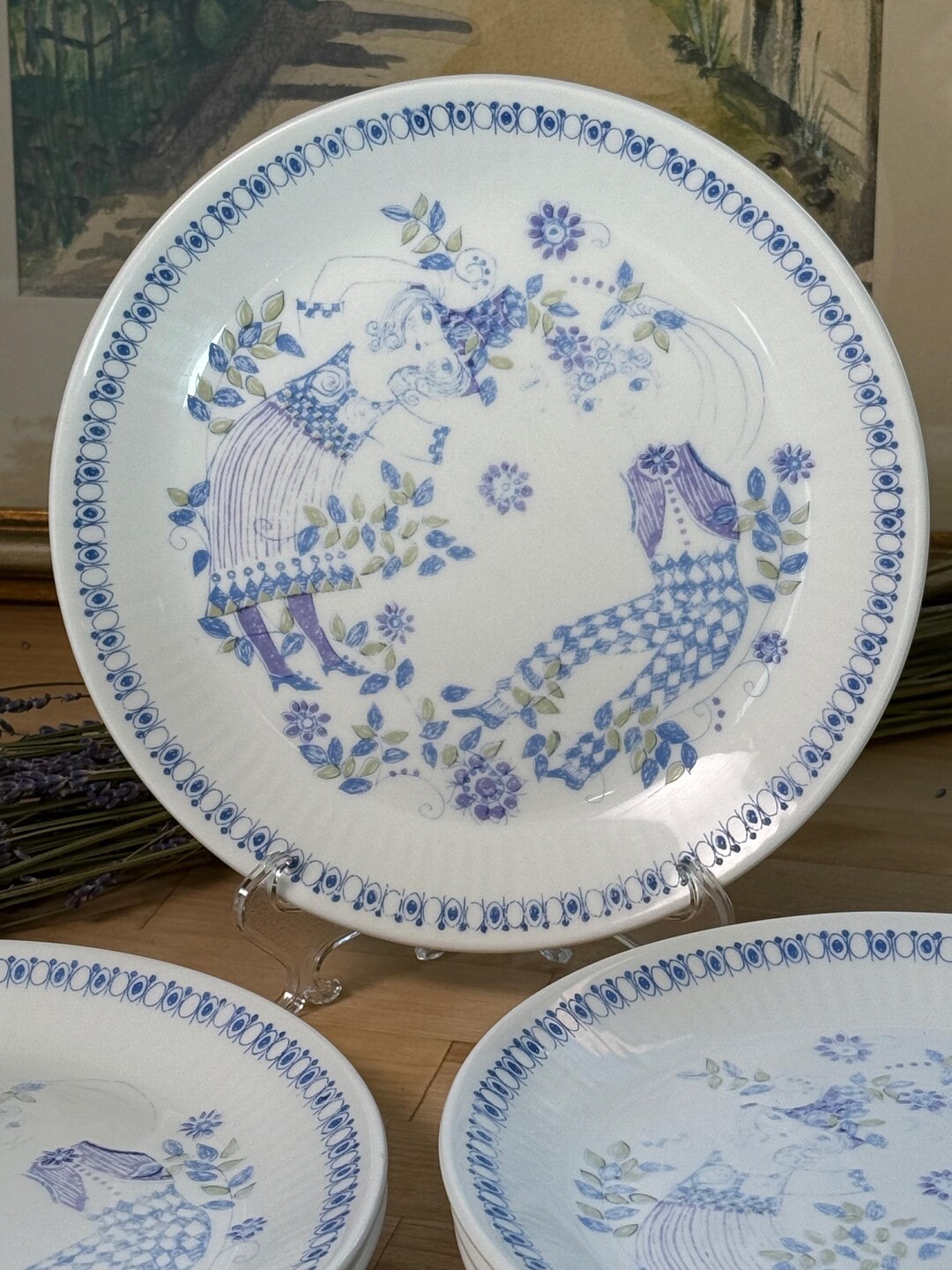 Mid-century Figgjo Flint Plates "lotte" Series - Etsy