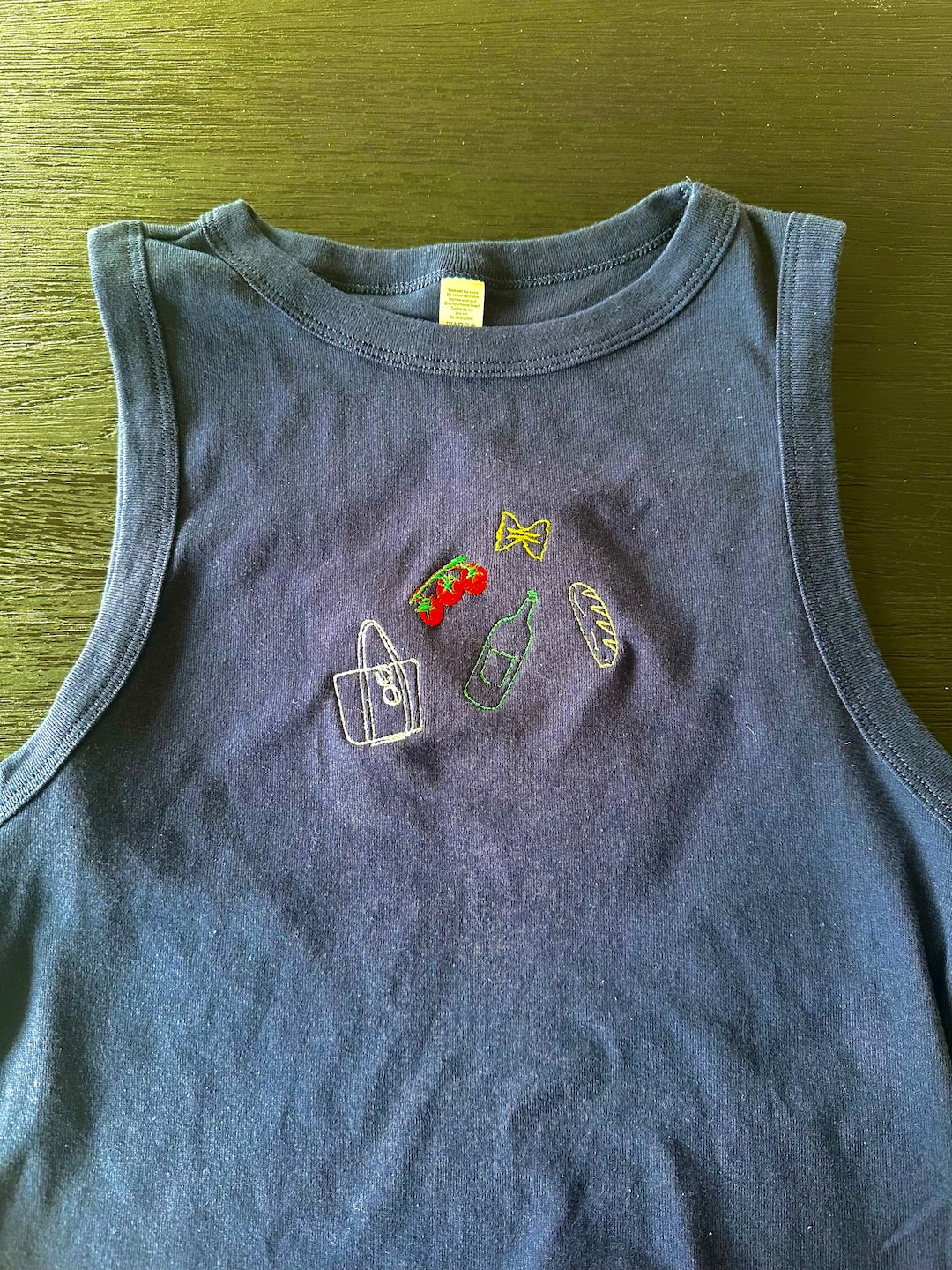 Pasta Embroidery Shirt | Italy Inspired Tank | |cooking Food Tank Top ...