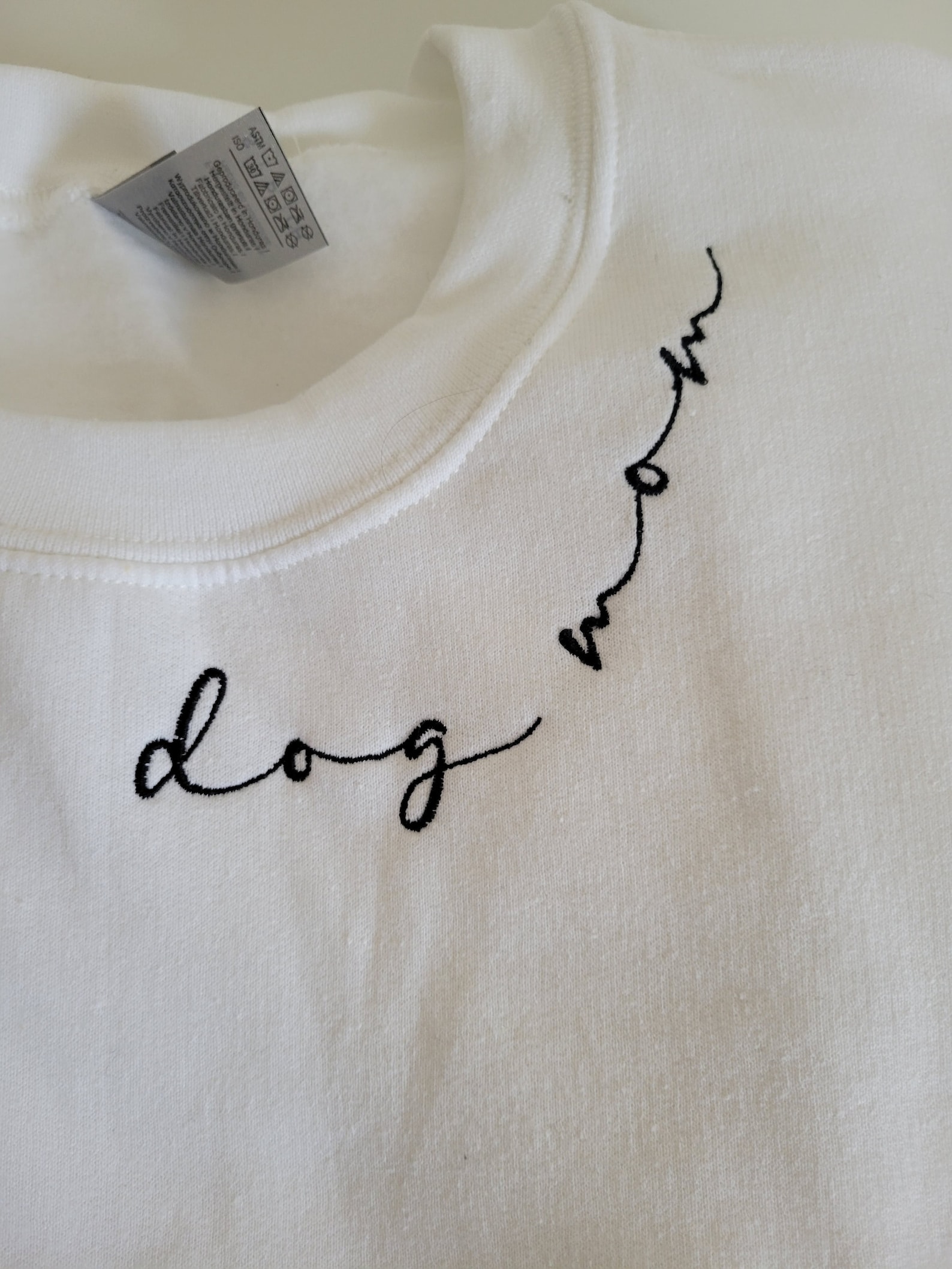 Dog Mom Embroidery | Custom Dog Name | Pet Embroidery | Custom Pet Name ...