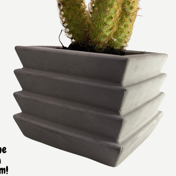 Concrete Planter Mold - Etsy