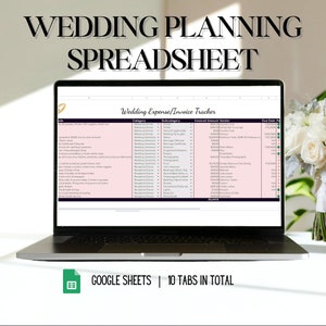 Wedding Planning Spreadsheet Google Sheets, Wedding Planner Checklist ...