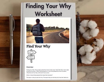 Brand Company Purpose Statement Printable Workbook | Find Your Why - Etsy