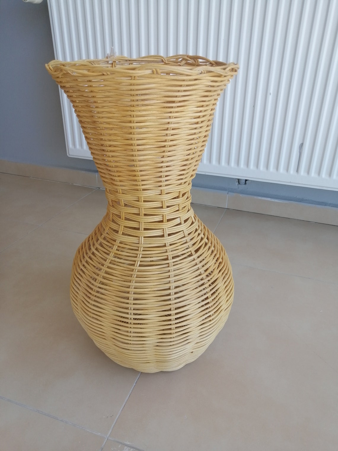 Rotin naturel vase en bambou | Etsy