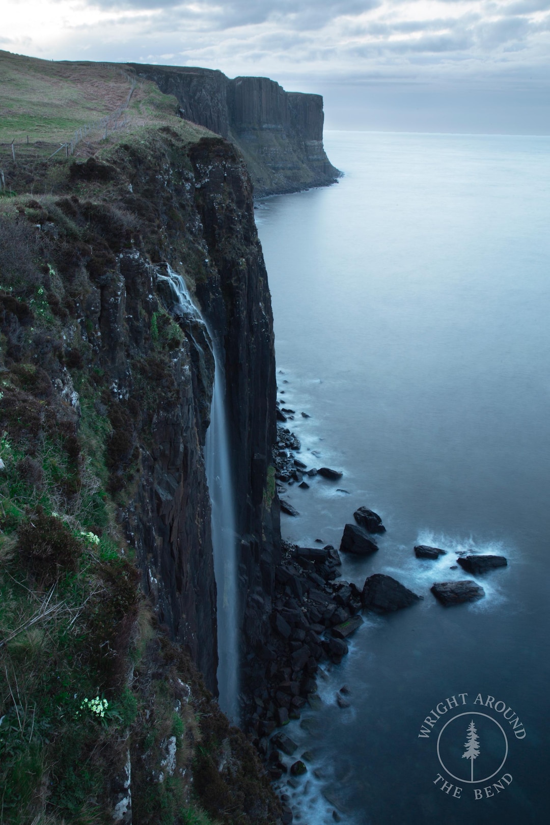 Kilt Rock and Mealt Falls Wall Art - Isle of Skye Waterfall Photo ...
