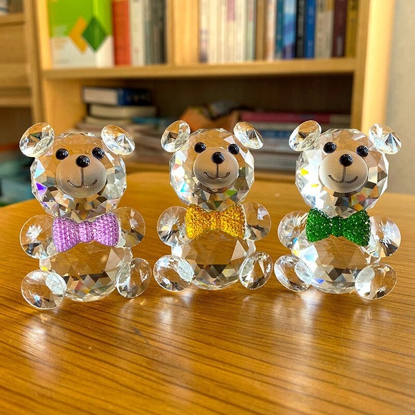 Crystal Bear - Etsy