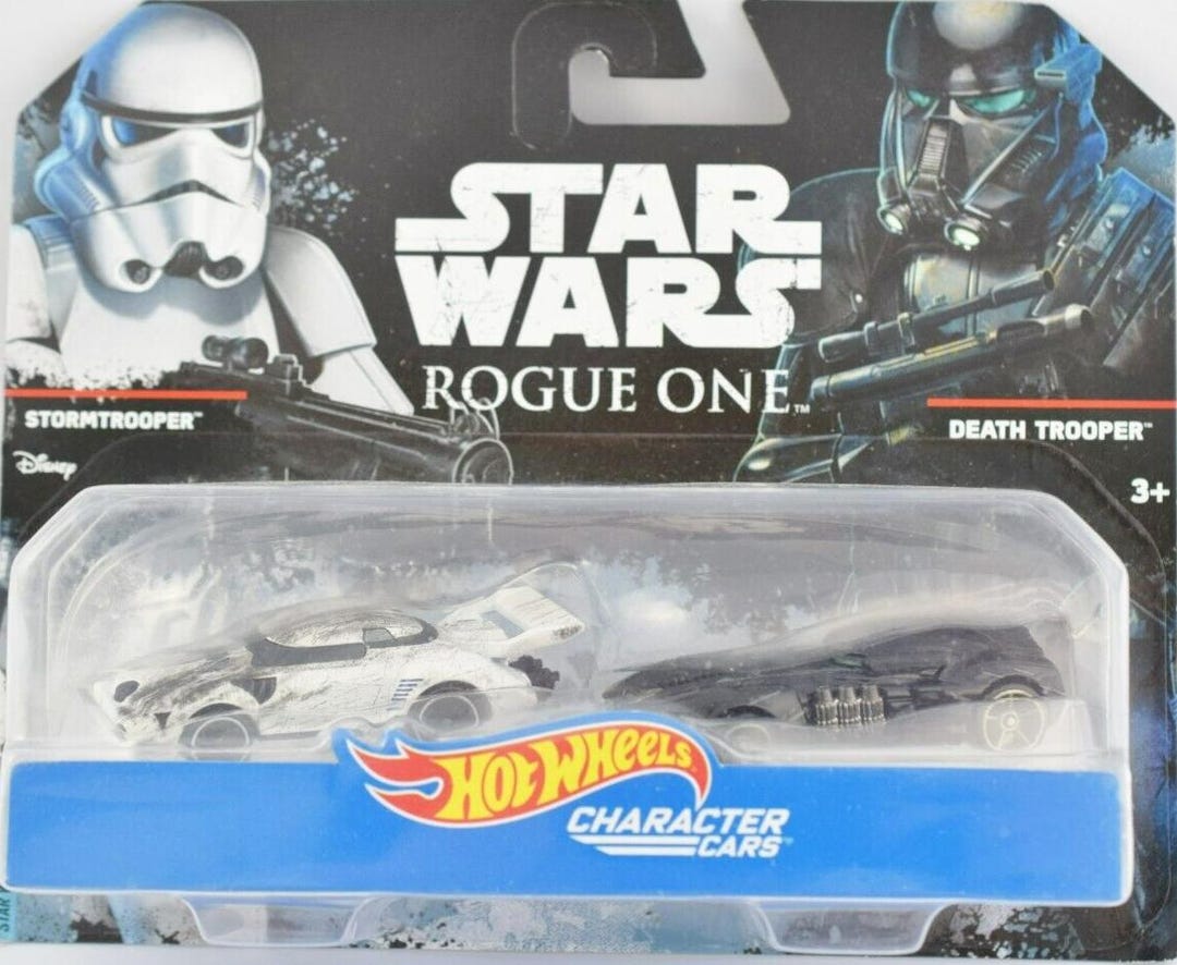 Mattel Hot Wheels Star Wars 1:64 Diecast Stormtrooper & Death Trooper ...
