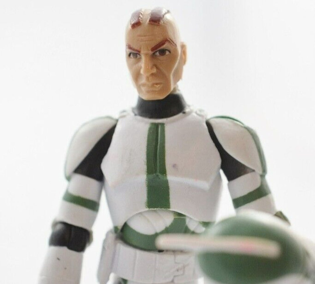 Star Wars Clone Commander Gree Trooper 3.75 Inch Action Figure Hasbro ...