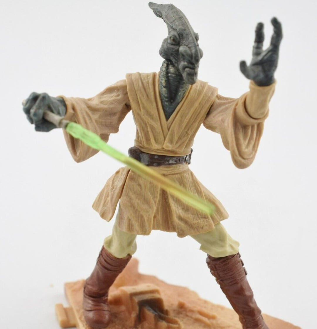 Star Wars Coleman Trebor Rare Jedi Action Figure Hasbro Aotc 2003 Mod ...