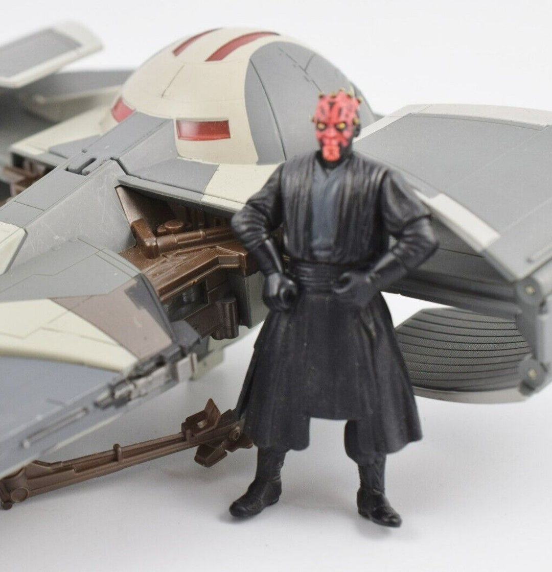 Star Wars Sith Infiltrator Ship Darth Maul Action Figure - Etsy