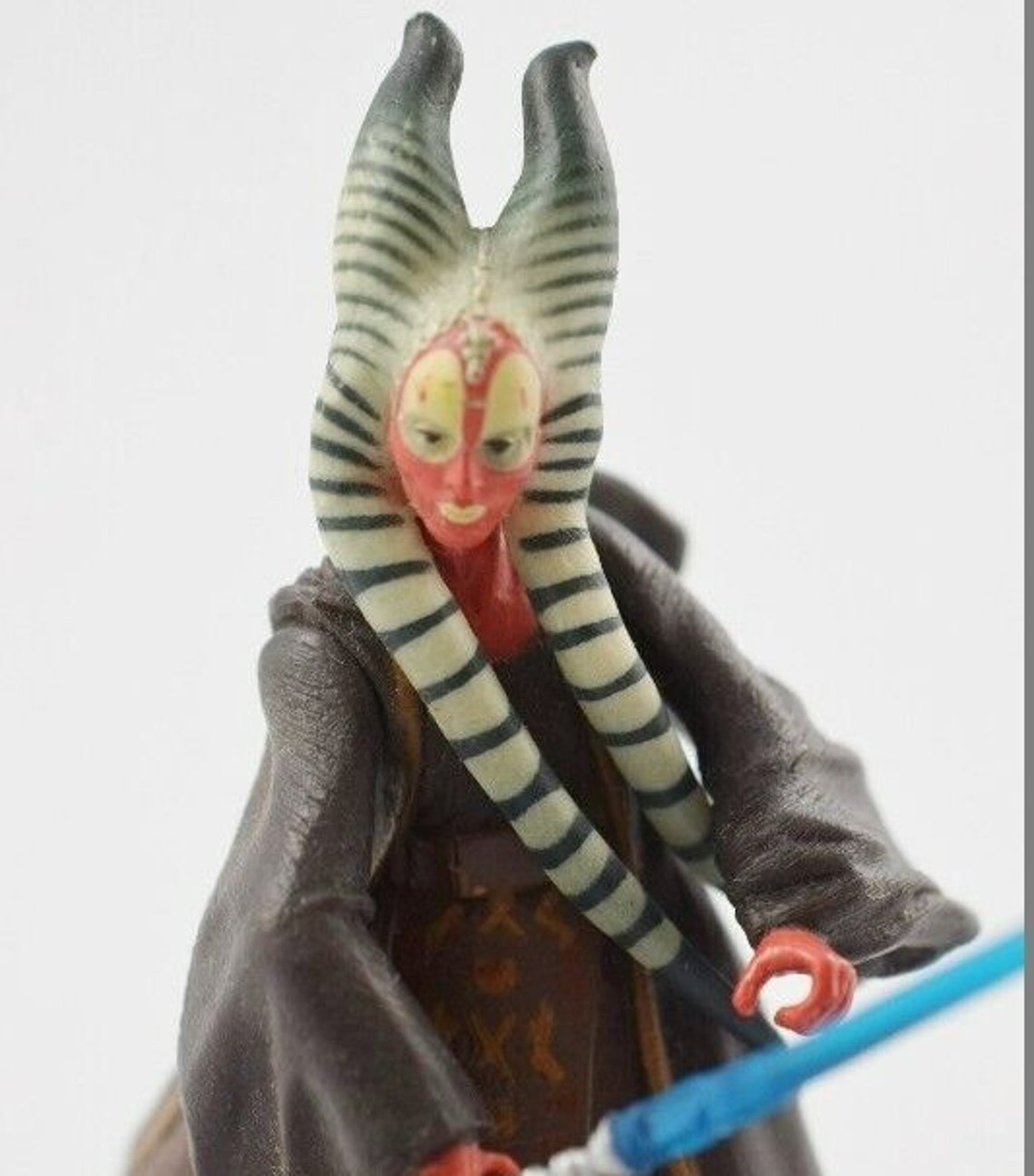 Star Wars Shaak Ti Jedi Lightsaber Action Figure Hasbro Aotc 2002 Mod ...