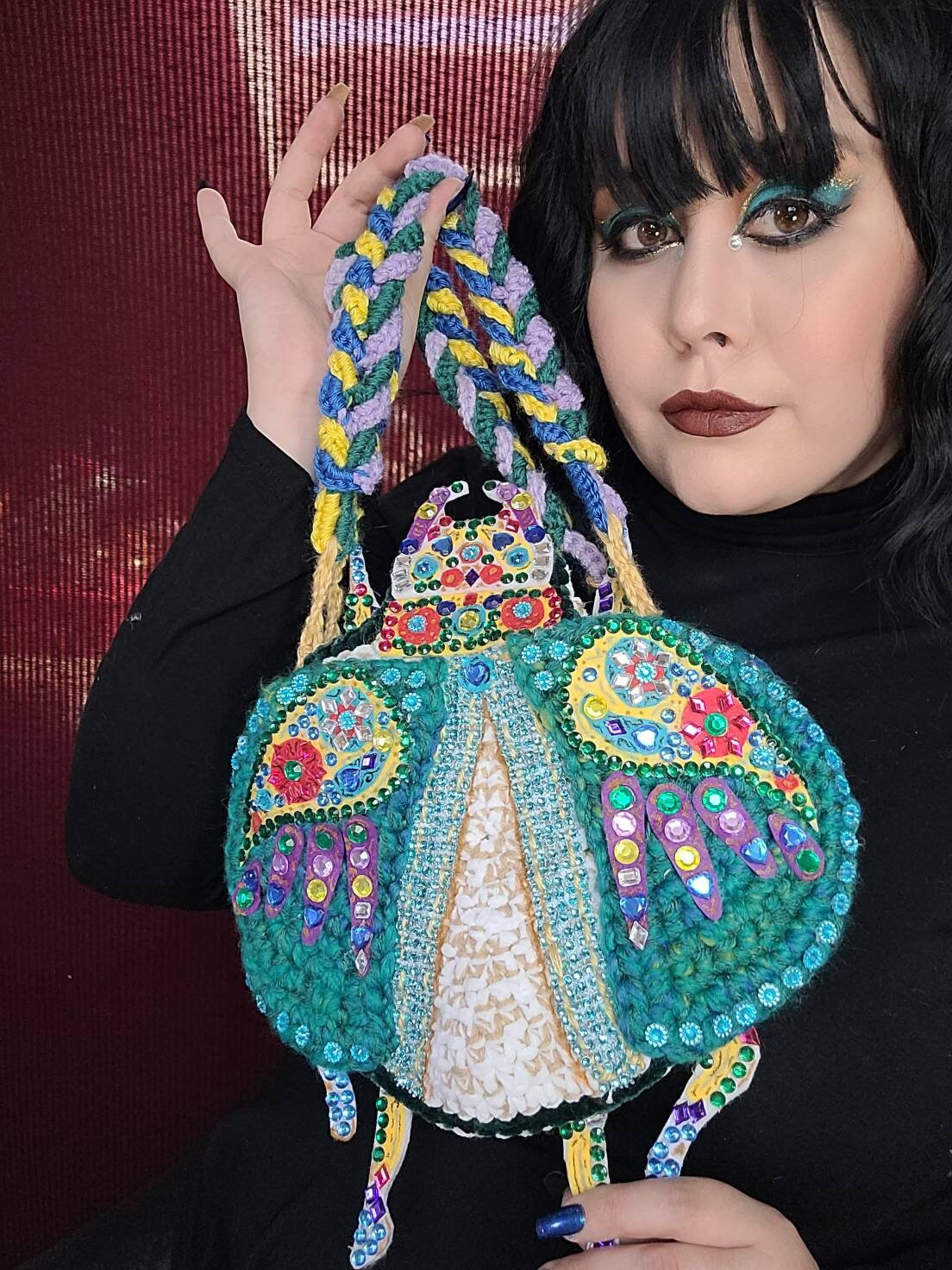 Bedazzled Scarab Bag - Etsy