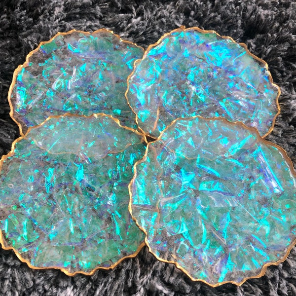 Holographic Coaster - Etsy