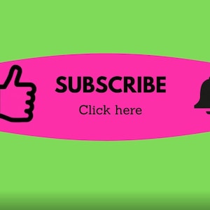 PINK Youtube Subscribe Button, Youtube Pop up Subscribe Bar, Subscribe ...