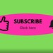 PINK Youtube Subscribe Button, Youtube Pop up Subscribe Bar, Subscribe ...