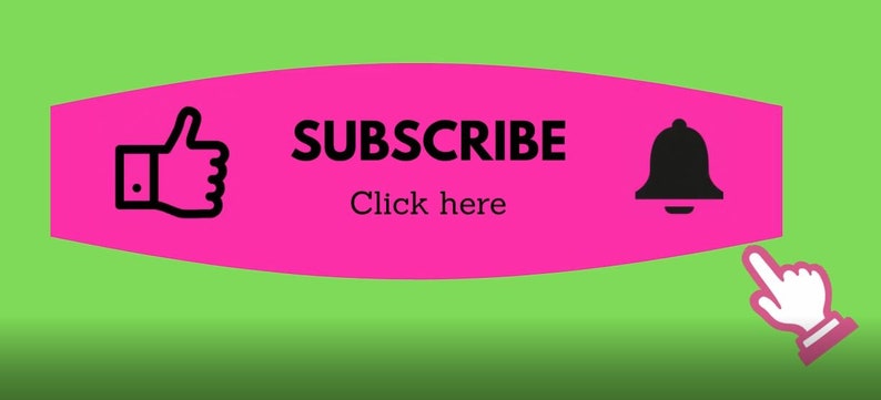 PINK Youtube Subscribe Button, Youtube Pop up Subscribe Bar, Subscribe ...
