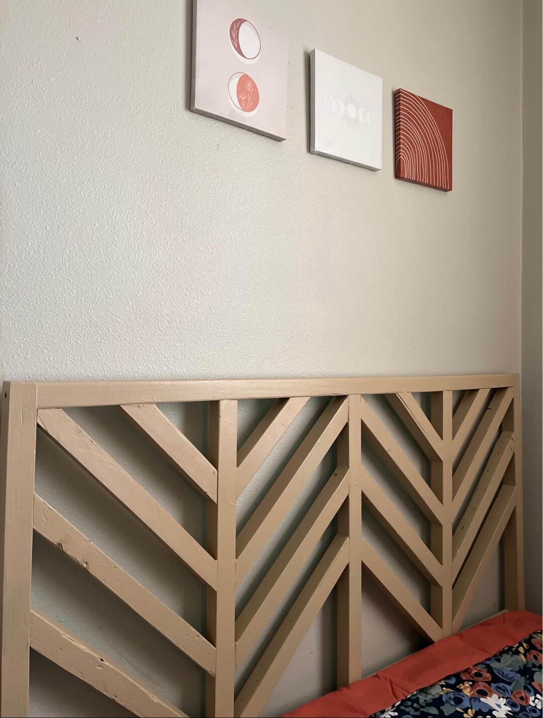 Boho Herringbone Headboard - Etsy