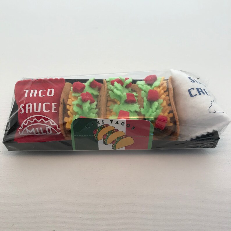 Mini Tacos Play Felt Food - Etsy