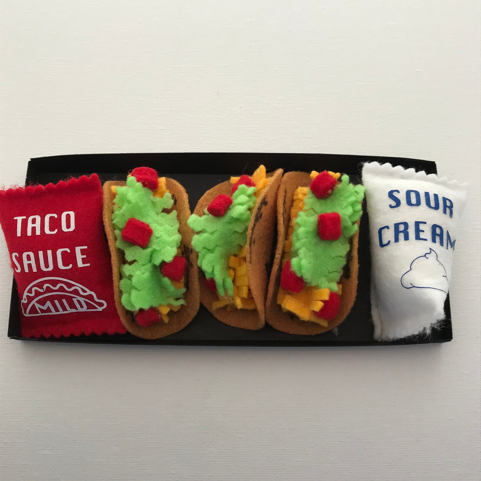 Mini Tacos Play Felt Food - Etsy