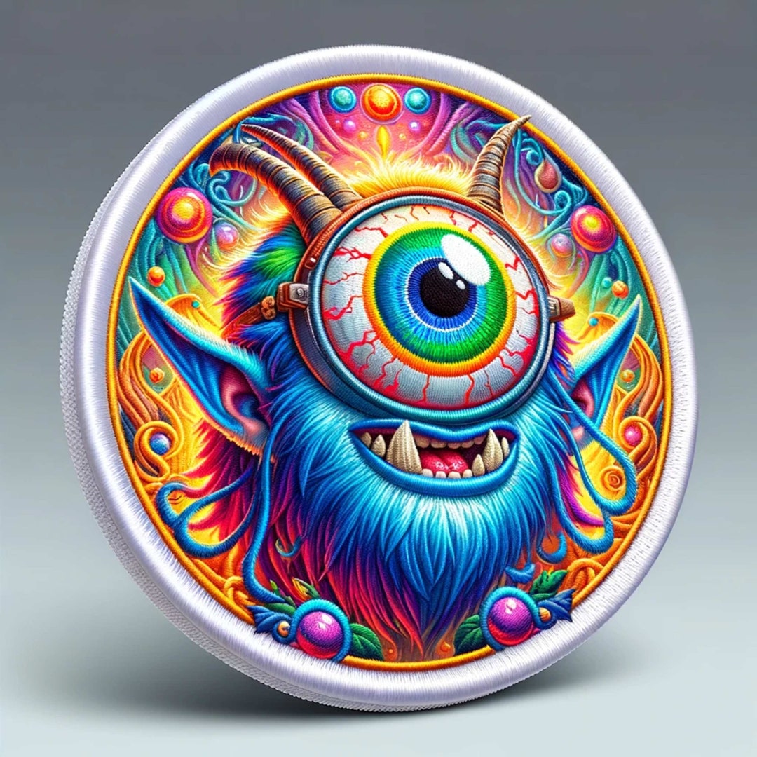 Cute Cyclops Patch Iron-on/sew-on DIY Applique Clothing Vest - Etsy