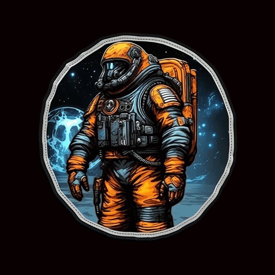 Space Astronaut Patch Iron-on/sew-on Applique Clothing Vest Jacket ...