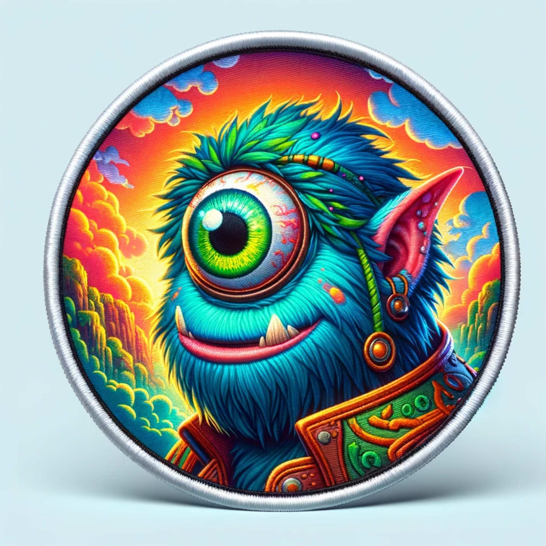 Cute Cyclops Patch Iron-on/sew-on DIY Applique Clothing Vest - Etsy