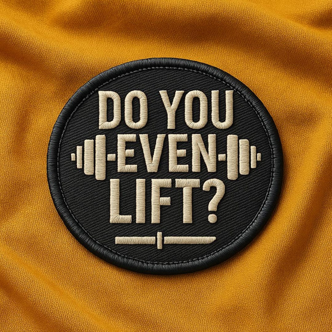 Fitness Motivation Patch No Pain No Gain Gym Iron-on or Sew-on Workout ...
