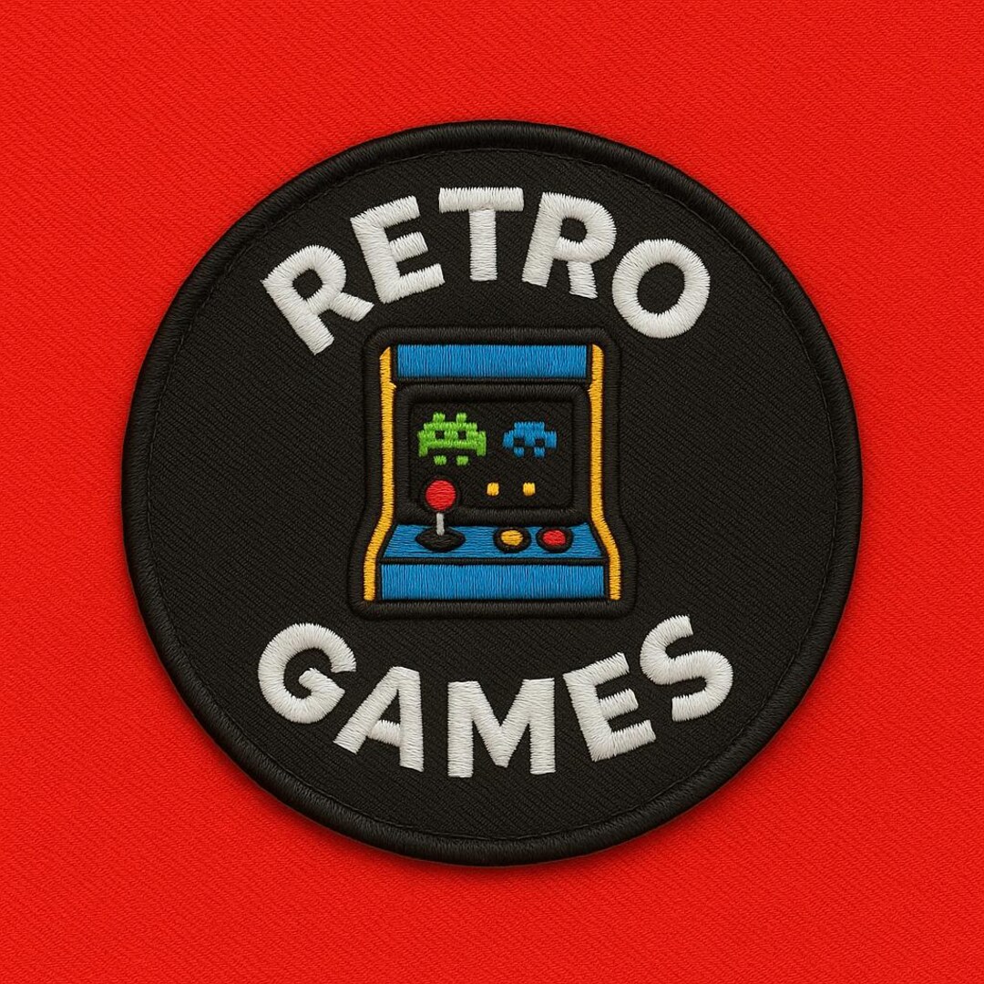 Retro Gamer Logo Patch/iron-on Patch/controller Patch/sew-on Applique ...