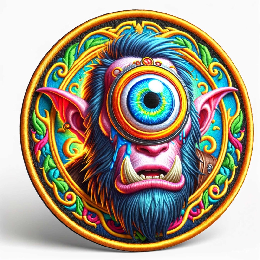 Cute Cyclops Patch Iron-on/sew-on DIY Applique Clothing Vest - Etsy