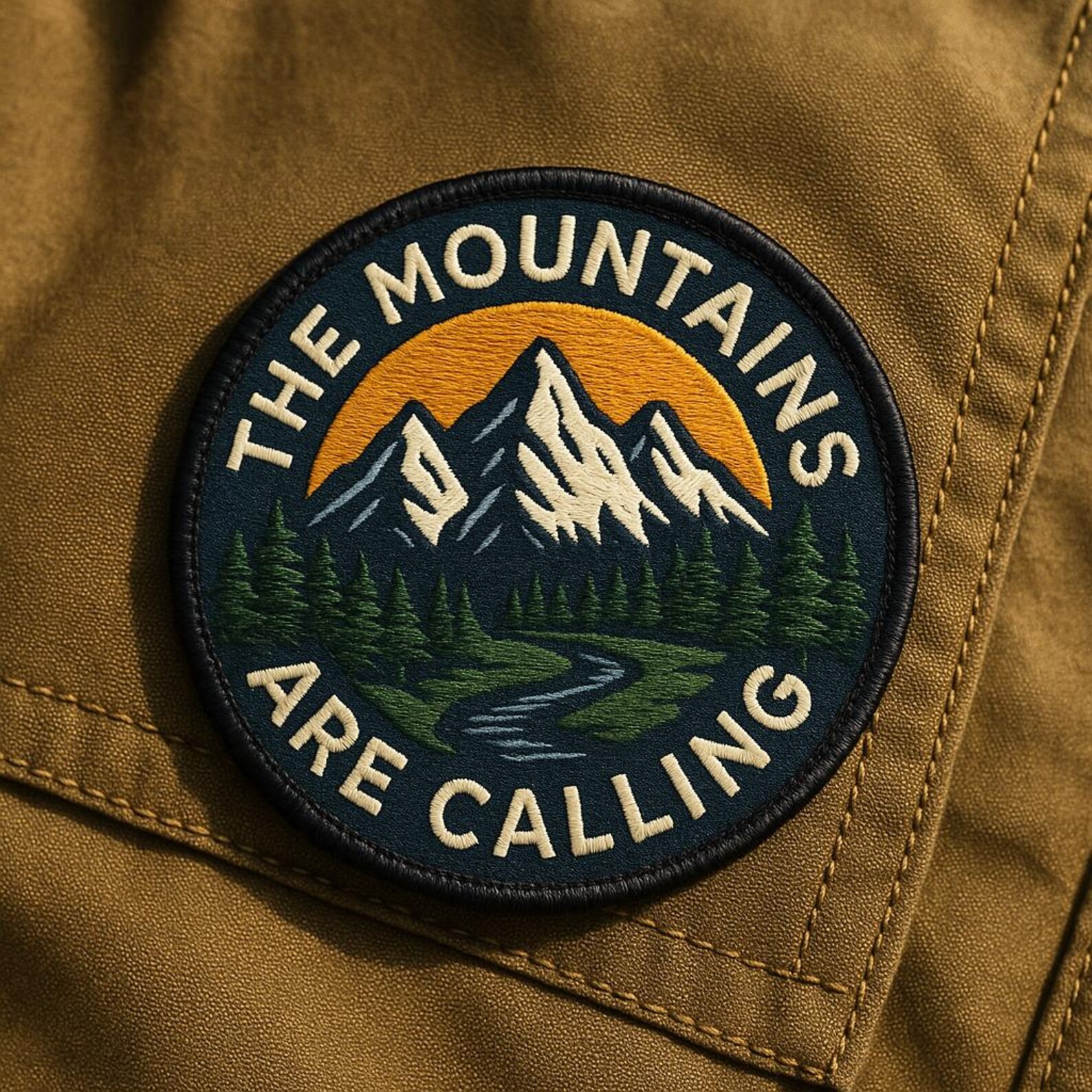The Mountains Are Calling Patch/camping Patch/iron-on Patch/sew-on ...