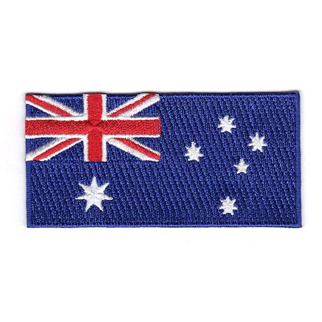 Australia Flag Patch Embroidered Iron-on Applique, Shoulder Uniform ...