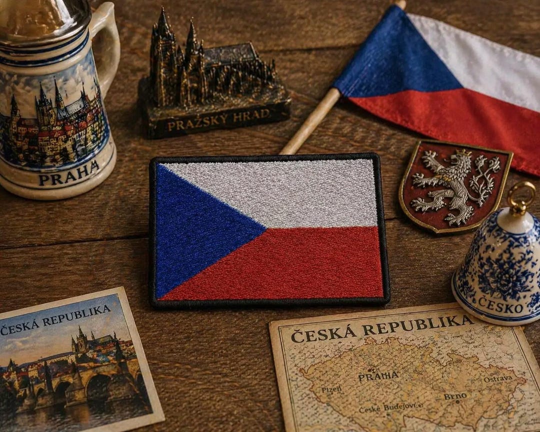 Czech Republic Flag Patch/iron-on Patch/military Bikers/veteran Gift ...