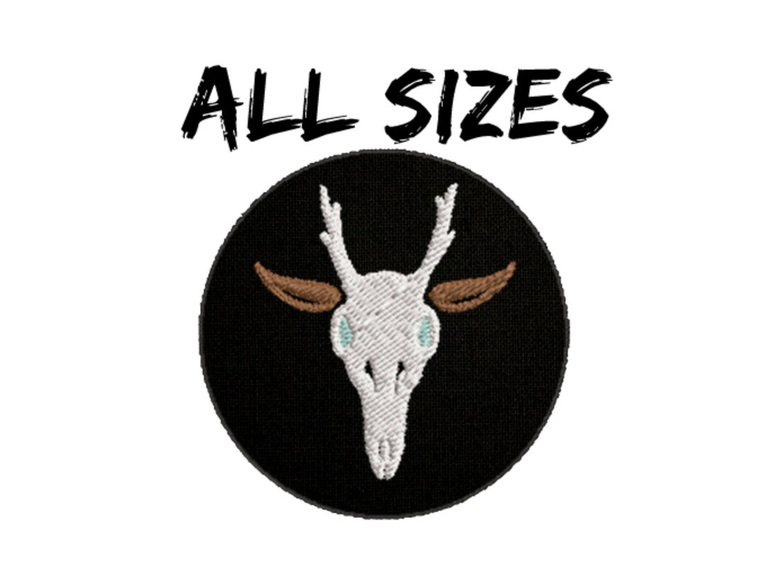 Wendigo Patch Embroidered Iron-on Applique Vest Clothing Backpack Costume, Bigfoot Cryptid ...