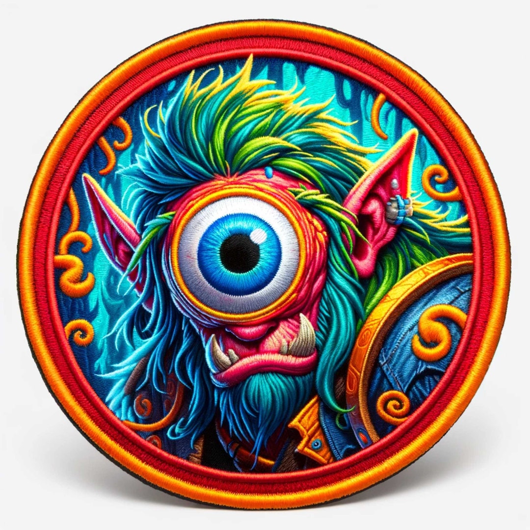 Cute Cyclops Patch Iron-on/sew-on DIY Applique Clothing Vest - Etsy