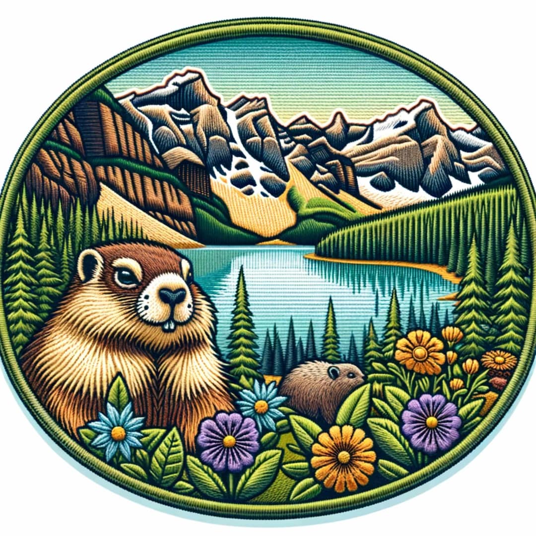 Beaver Patch Iron-on/sew-on DIY Applique Clothing Vest Jacket Cap ...