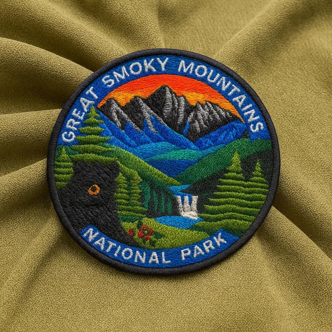 Iron-on Great Smoky Mountains Park Patch/sew-on Applique for Jackets ...