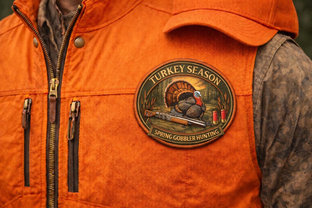 Turkey Hunting Patch–deer/duck/boar Iron-on or Sew-on Patch Badge for ...