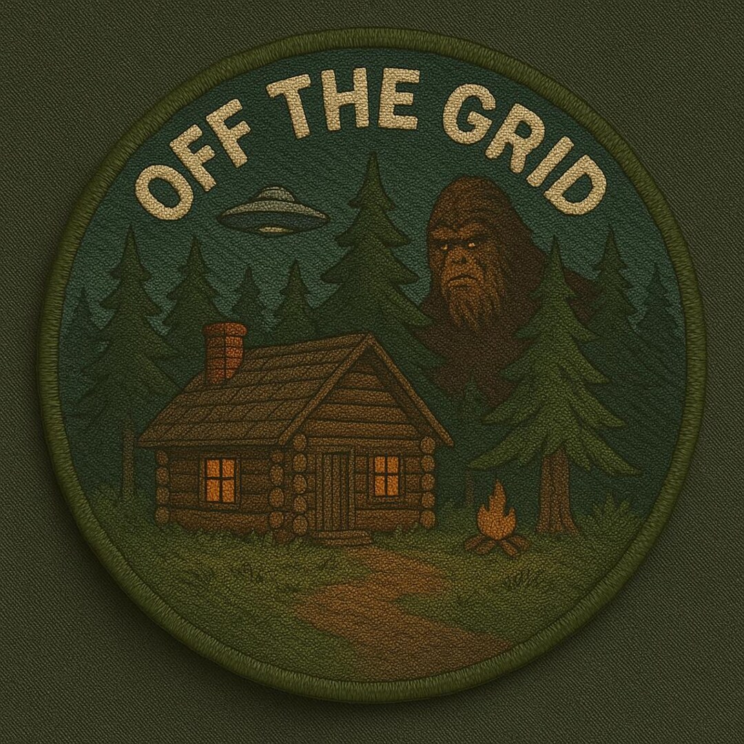 Iron-on Cryptid Hiking Club Patch/bigfoot Patch/forest Gift/sasquatch ...