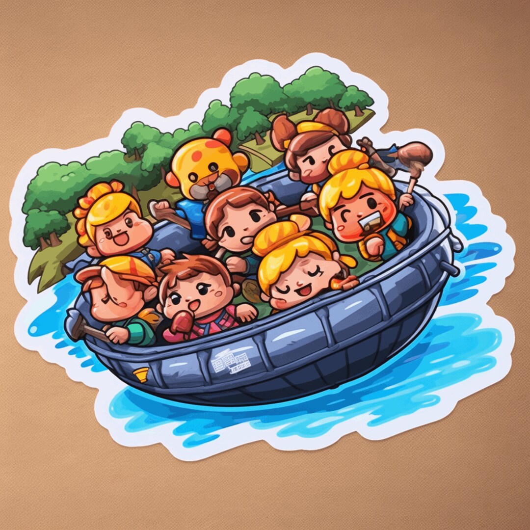 Water Rafting Sticker Decal, Nature Decal, River Sticker for Truck Car ...