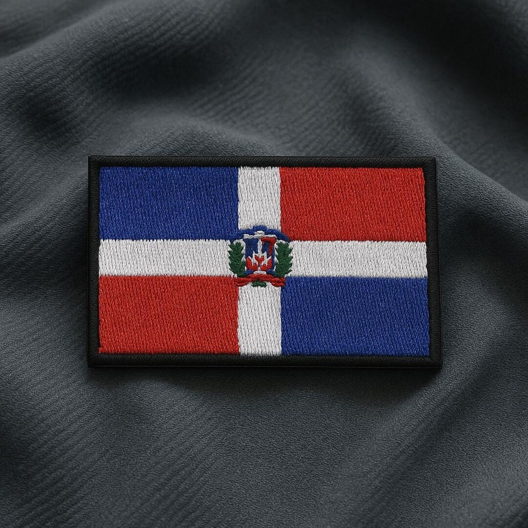 Dominican Republic Flag Patch/iron-on Patch/sew-on Applique for Uniform ...
