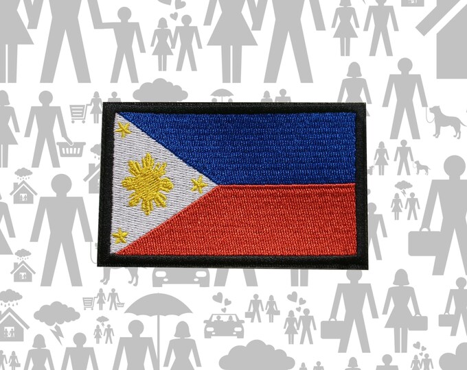American / Philippines Flag Patch - Etsy